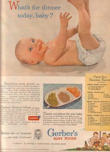 Gerber Baby Food Ad October 1953 - Vintage Ads and Stuff